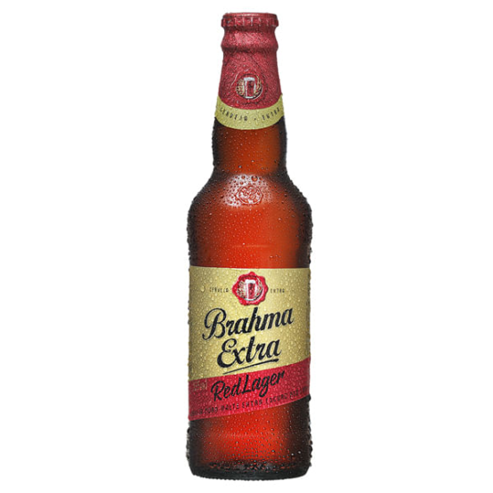 Brahma Extra Red • Long Neck 355ml - Barrigudinha Express